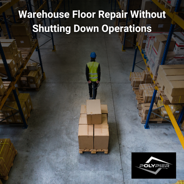 Warehouse Floor Repair Without Shutting Down Operations - PolyPier by ECP
